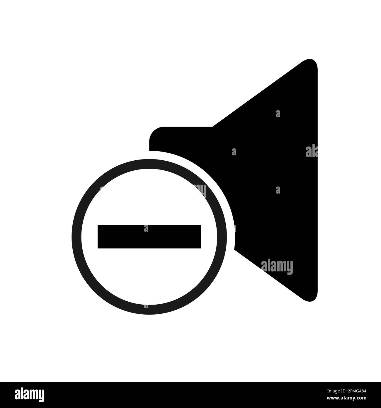 Music sound icon, audio volume symbol. Vector illustration graphic for ...
