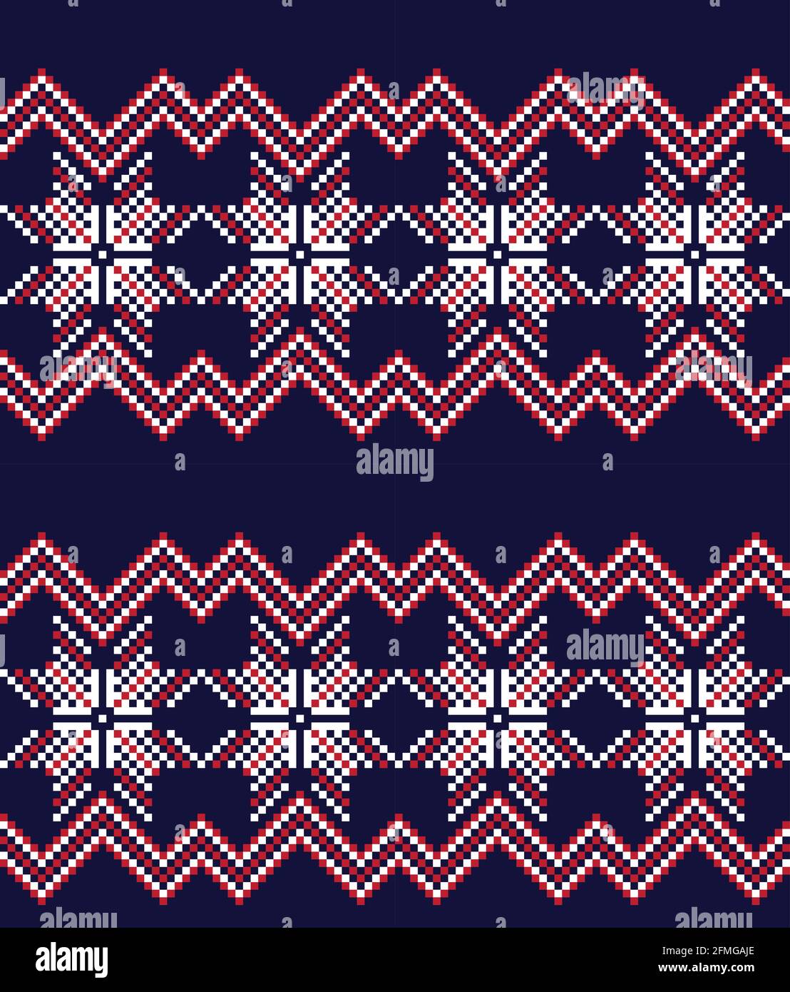 Christmas fair isle pattern background for fashion textiles, knitwear ...