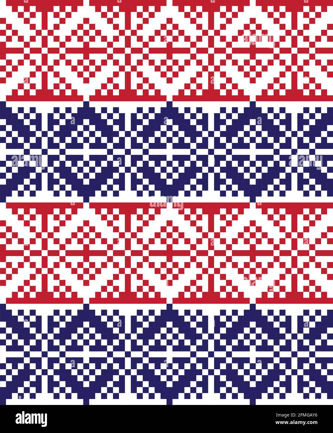 Christmas fair isle pattern background for fashion textiles, knitwear ...