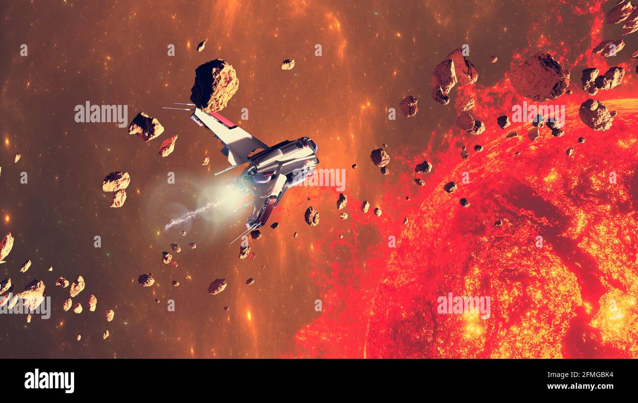 Comet between galaxies hi-res stock photography and images - Alamy