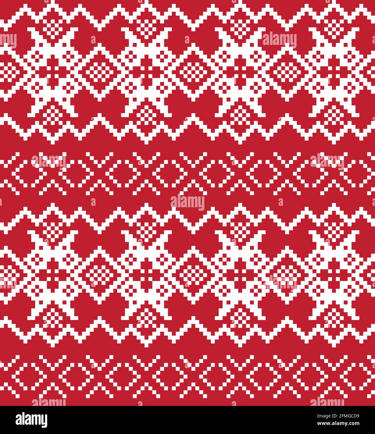 Christmas fair isle pattern background for fashion textiles, knitwear ...