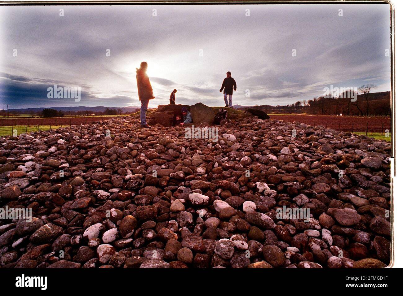 A burial cairn near Kilmartin Stock Photo - Alamy