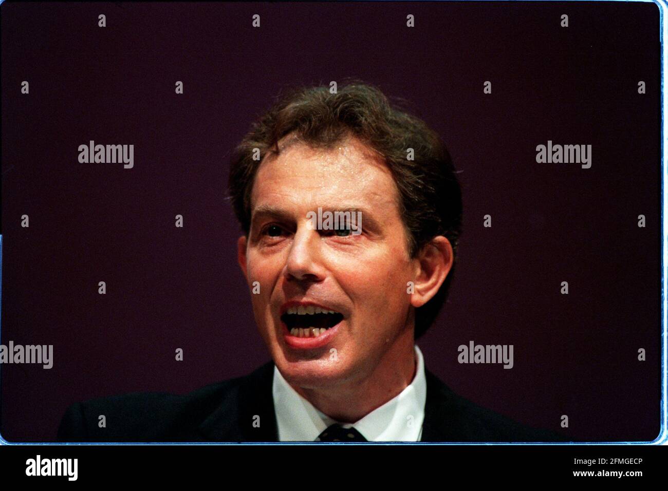 Tony Blair at Labour Party Conference 1997 Stock Photo - Alamy
