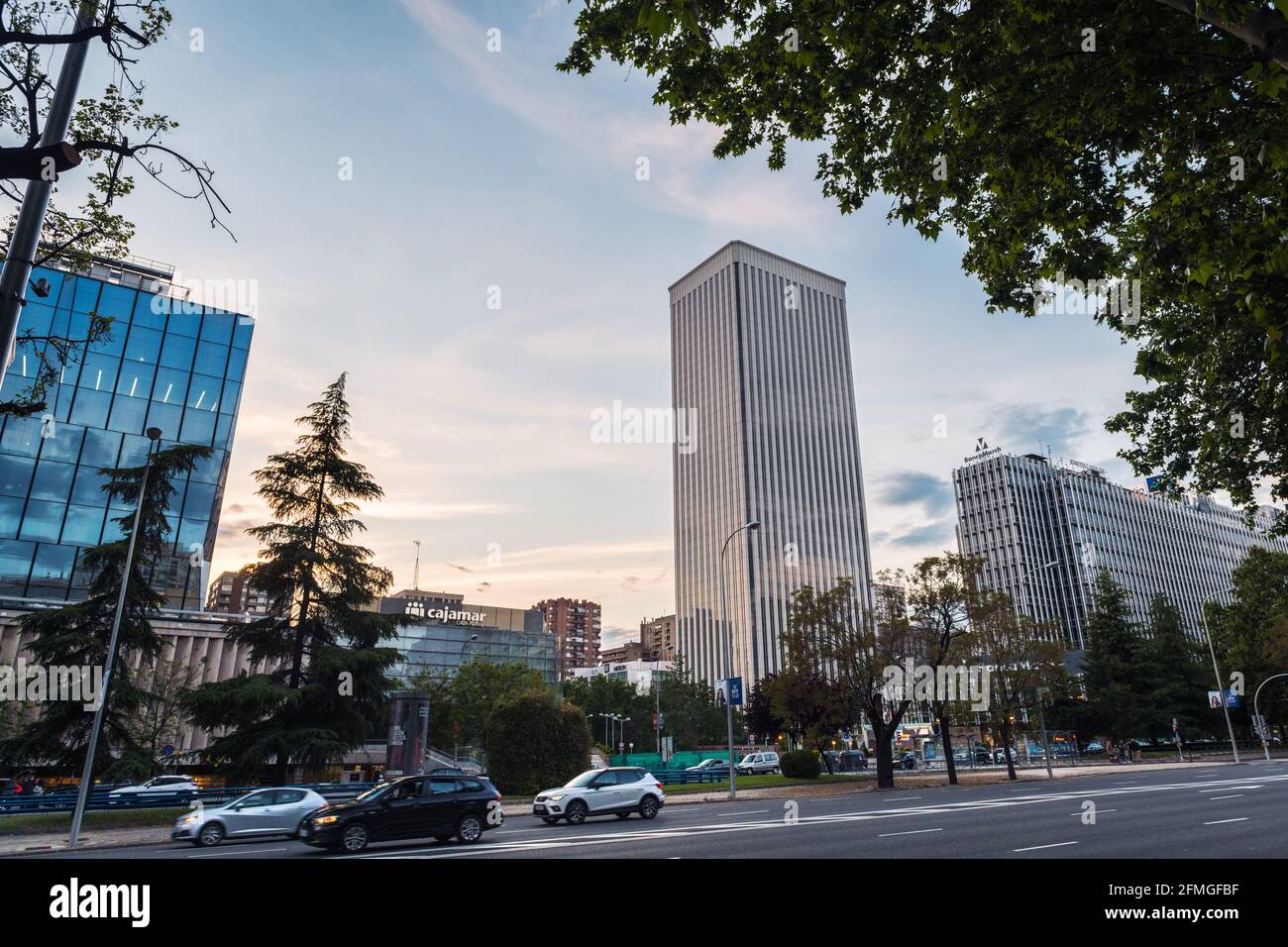 Picasso tower madrid hi-res stock photography and images - Alamy