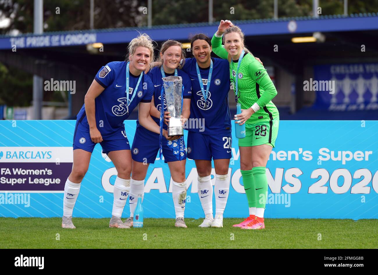Chelsea's Erin Cuthbert, Millie Bright, Carly Telford and Samantha Kerr ...