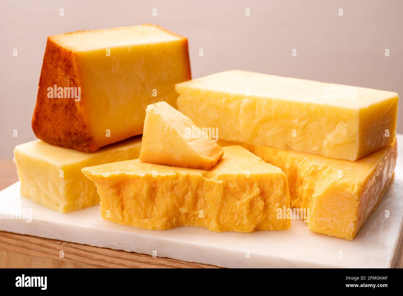 Cheese collection, cheeses from United Kingdom, scottish matured ...