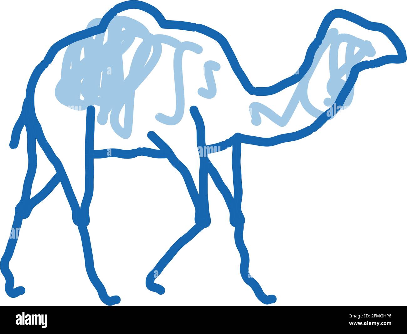 Camel doodle icon hand drawn illustration Stock Vector Image & Art - Alamy