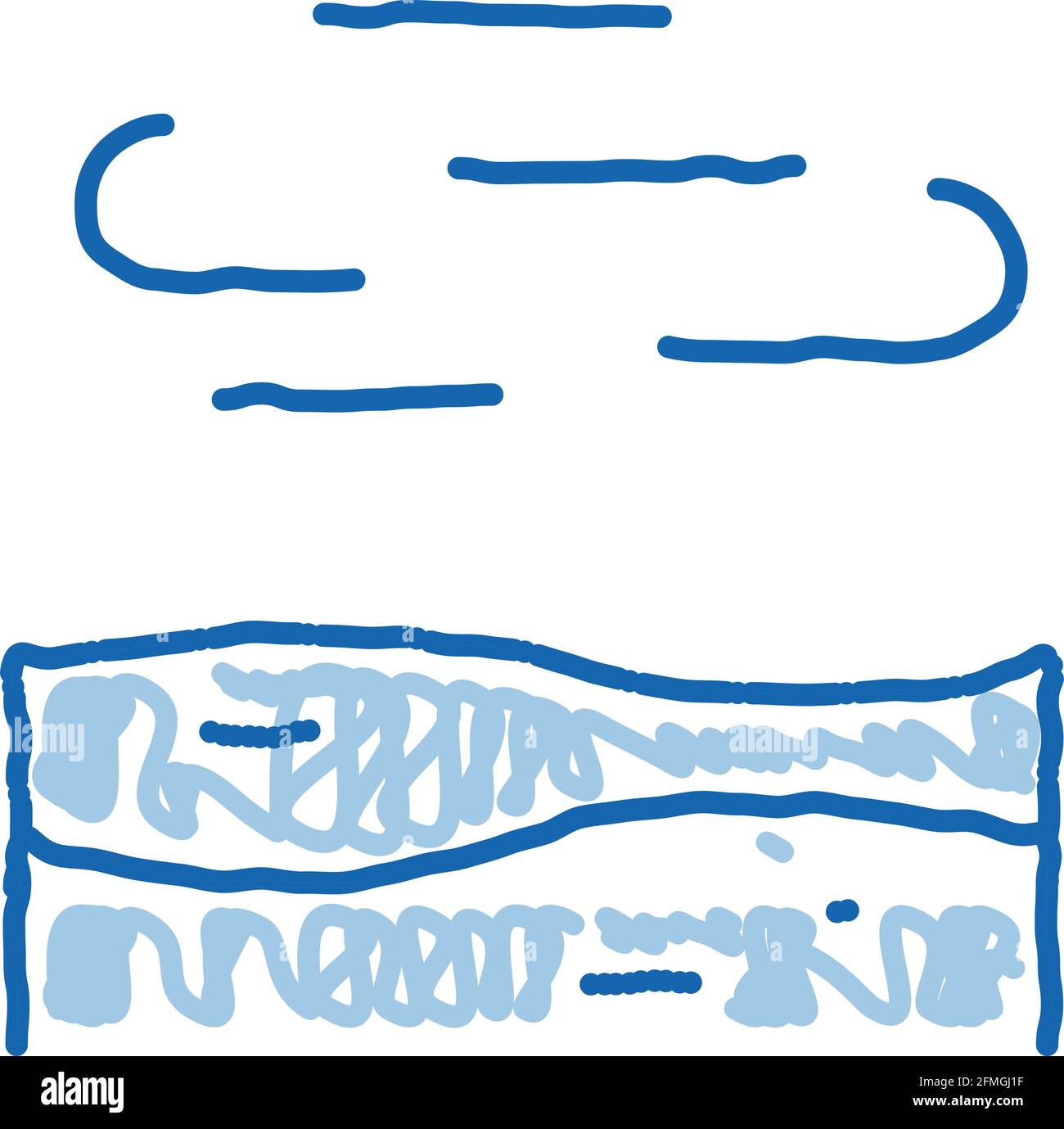 Desert Wind doodle icon hand drawn illustration Stock Vector Image ...