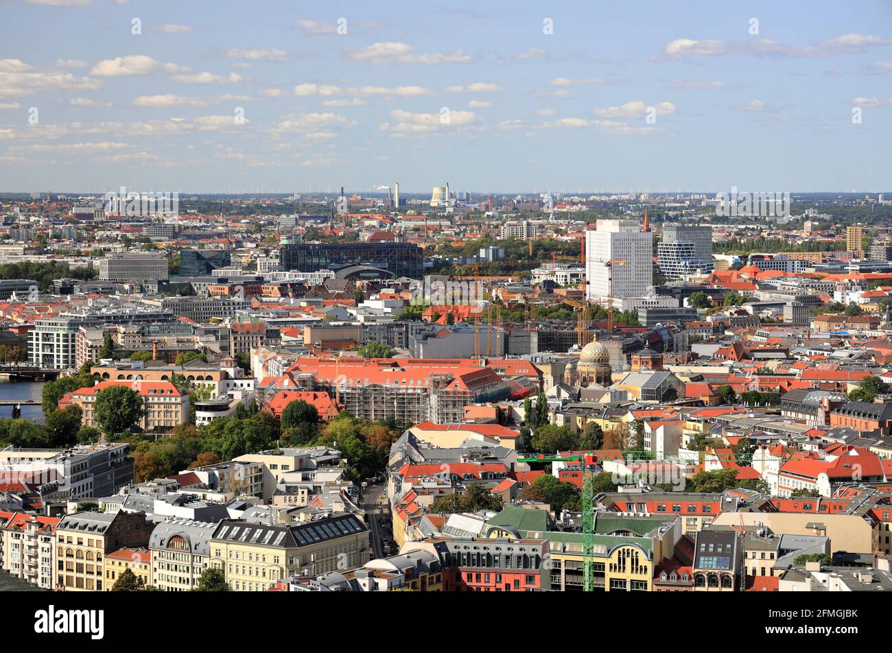 Berlin aerial view hi-res stock photography and images - Alamy