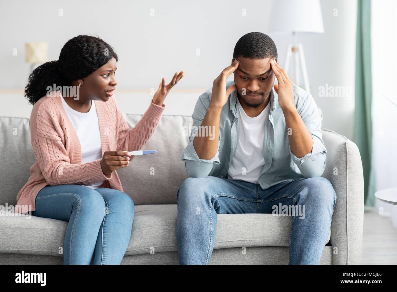 Angry Black Man Yelling