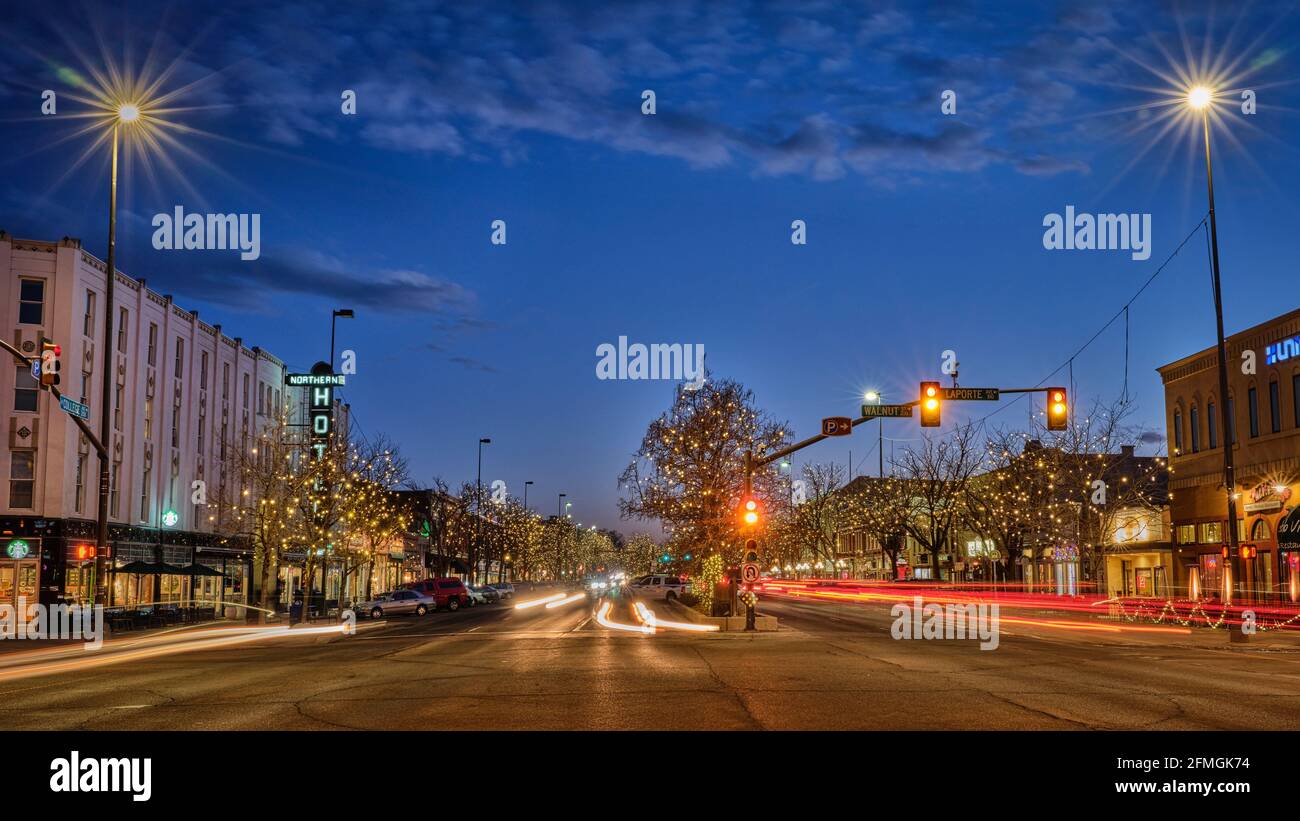 Fort collins colorado downtown hi-res stock photography and images - Alamy