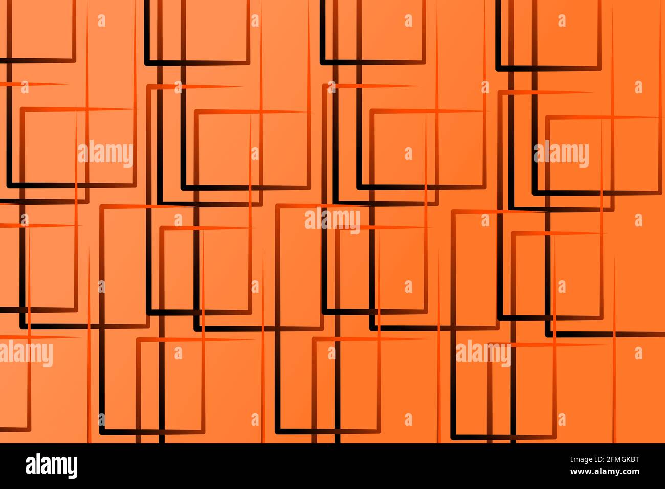 Orange lines background design Stock Photo - Alamy