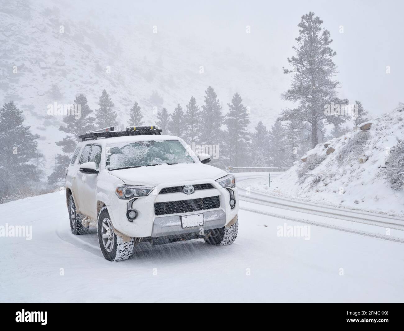 Fort Collins, CO, USA - April 19, 2021: Toyota 4Runner SUV (2016 Trail ...