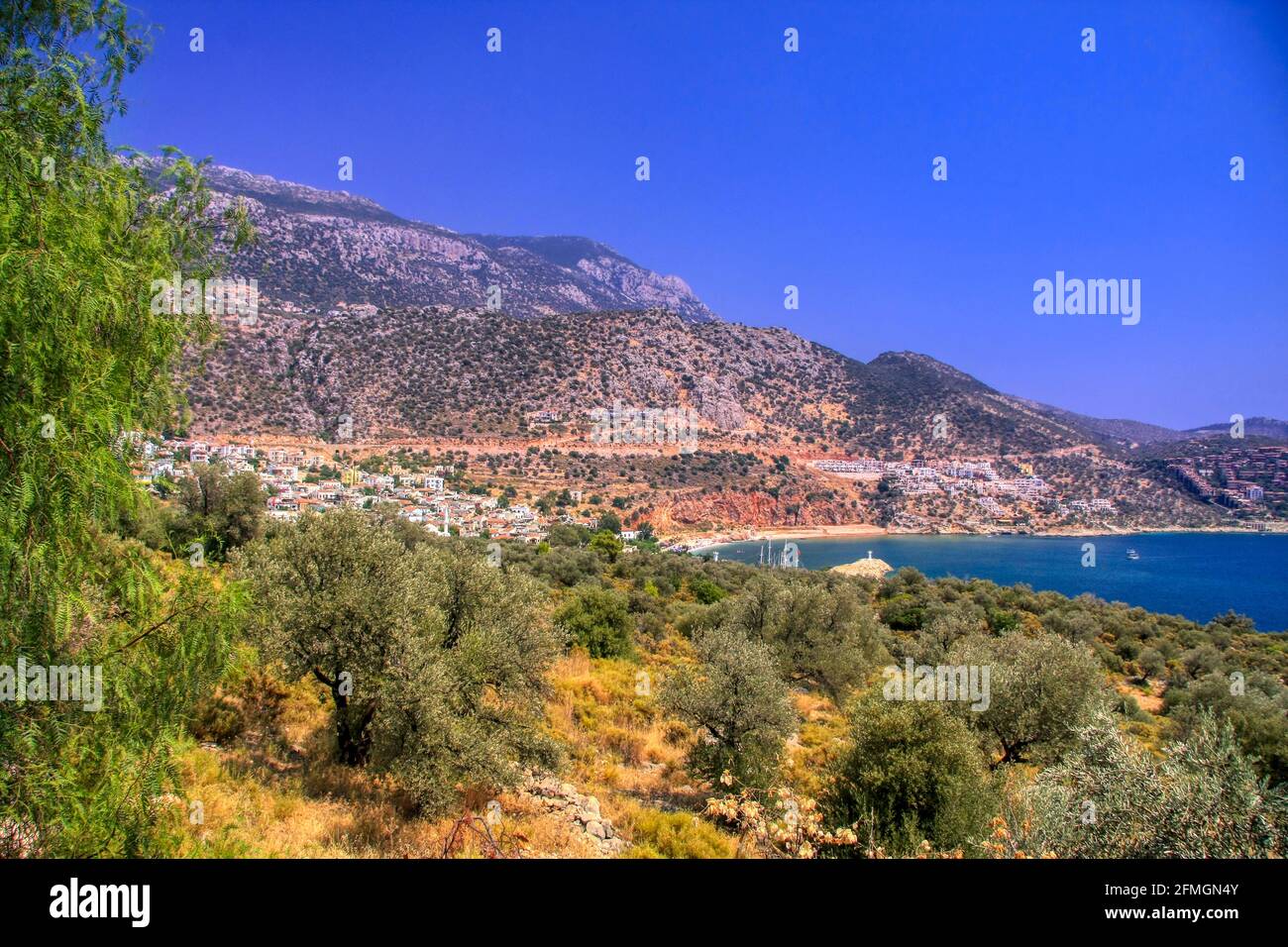Kalkan Heights, Turkey Stock Photo - Alamy