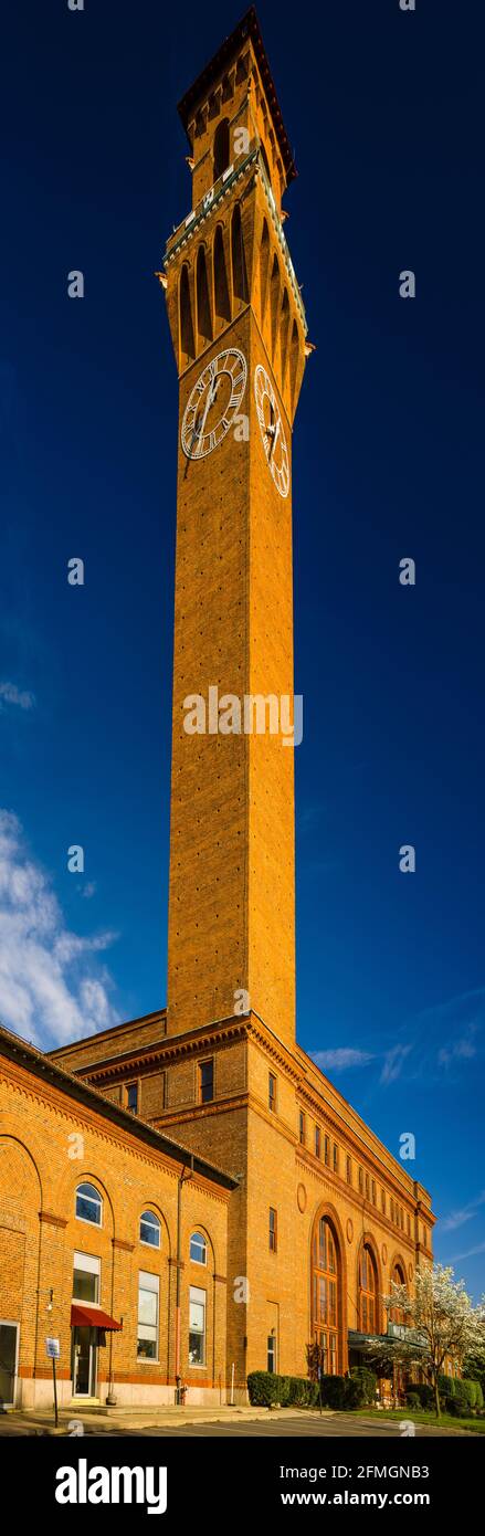 Waterbury Union Station Clocktower Waterbury, Connecticut, USA Stock ...