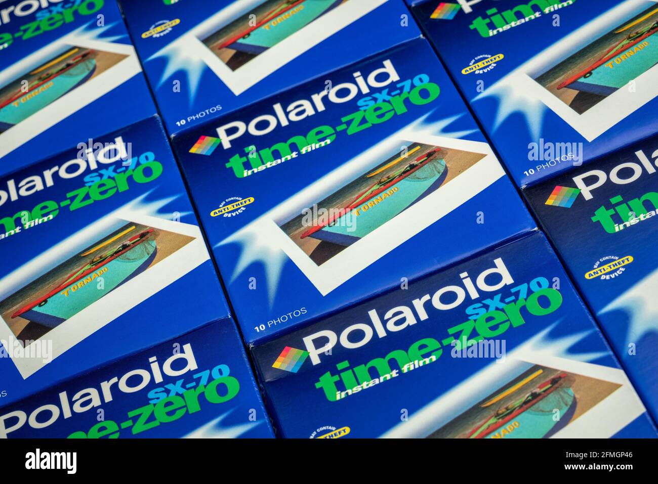 Film boxes hi-res stock photography and images - Alamy