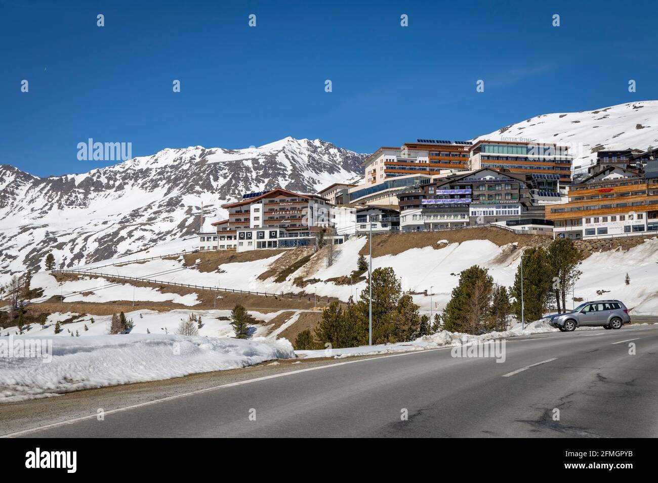 Winter wonderland at Obergurgl and Hochgurgl, Oetztal, Tirol, Austria ...