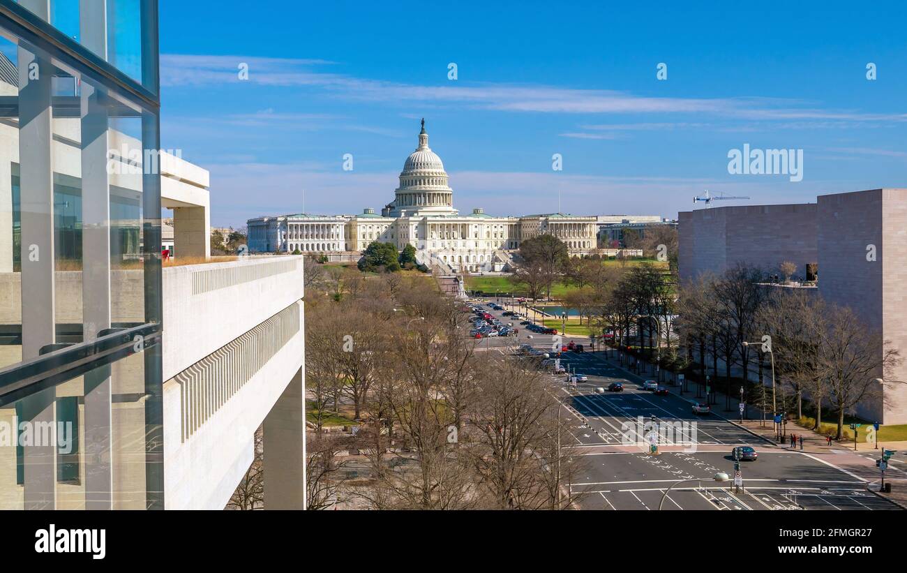 Capitol building washington dc top view hi-res stock photography and ...