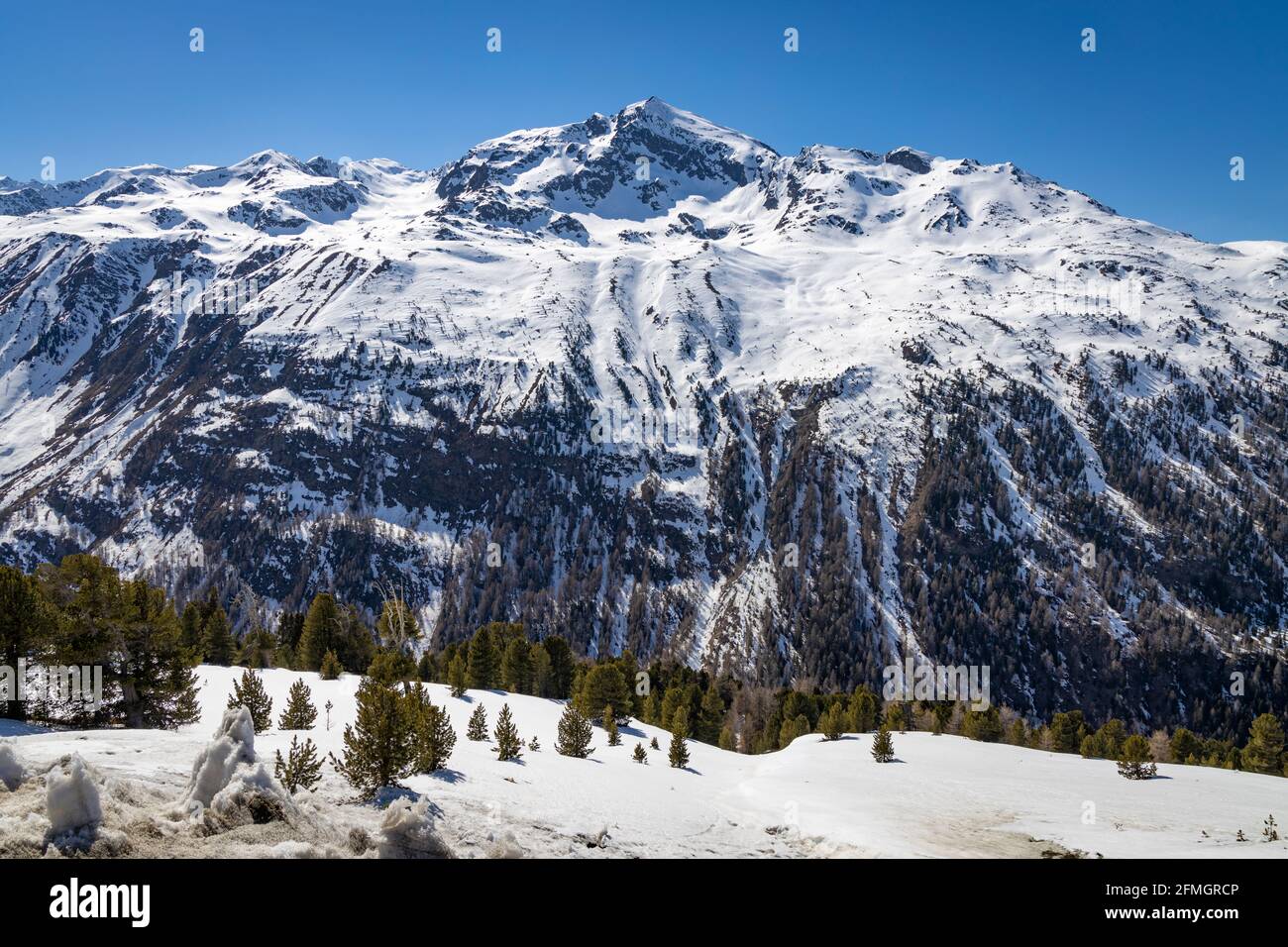 Winter wonderland at Obergurgl and Hochgurgl, Oetztal, Tirol, Austria ...