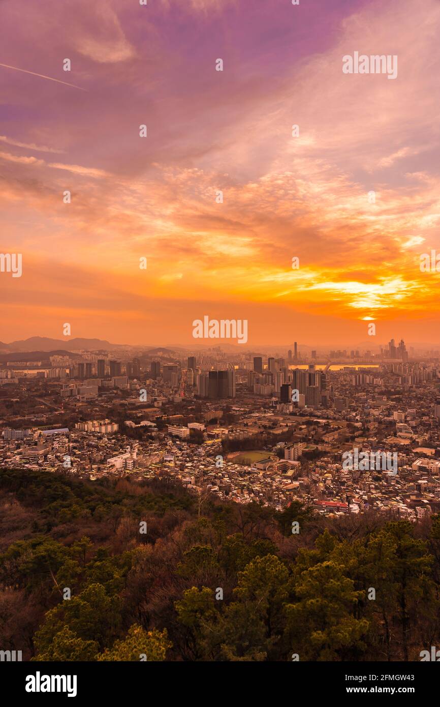 Beautiful landscape and cityscape with architecture and building at ...
