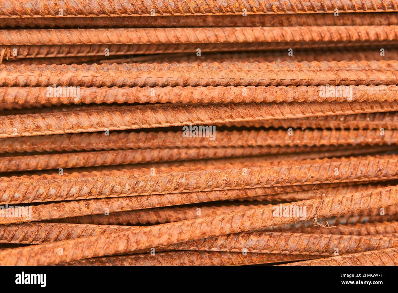 background - pieces of rusty rebar piled in a heap close-up Stock Photo ...