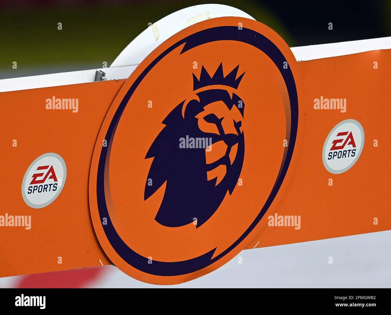 A general view of the premier league logo before the Premier League ...