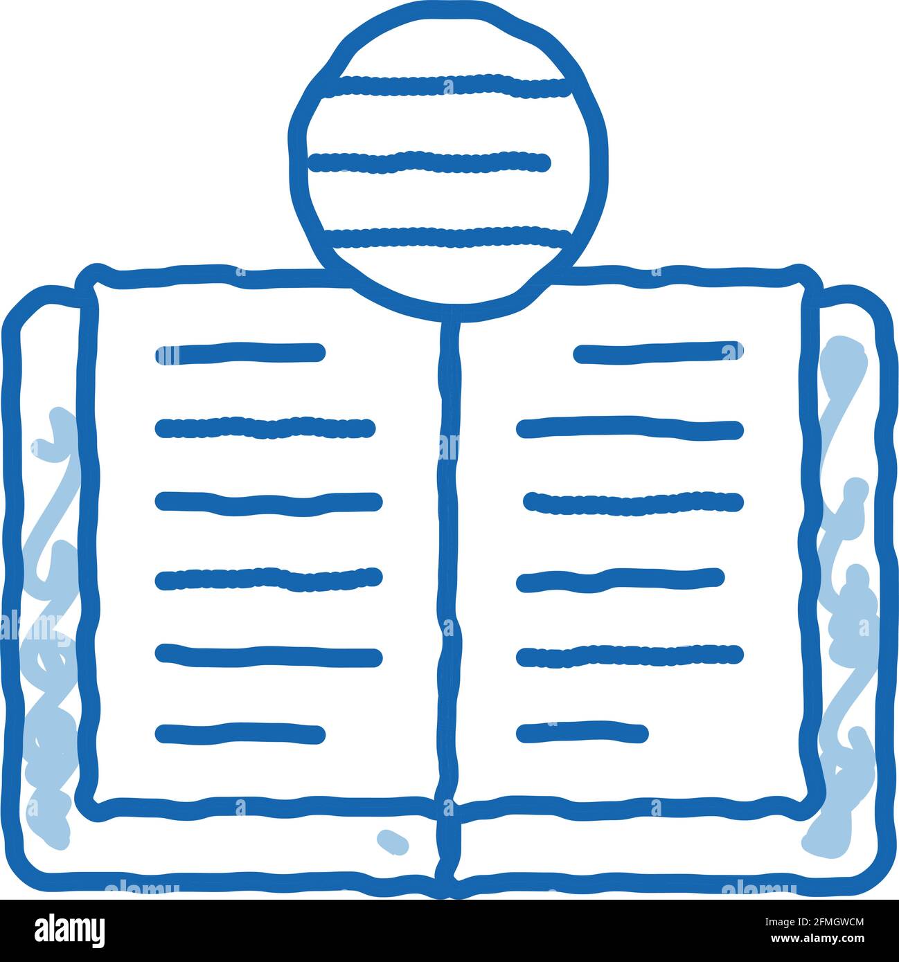 Golf Rules Book doodle icon hand drawn illustration Stock Vector Image ...