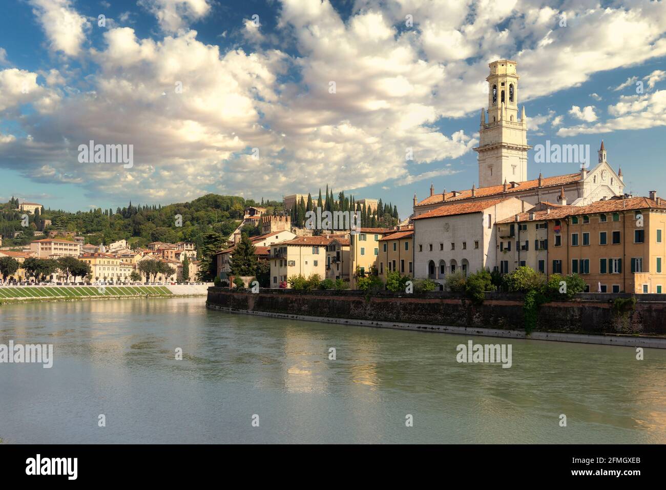 Verona aerial top view hi-res stock photography and images - Alamy
