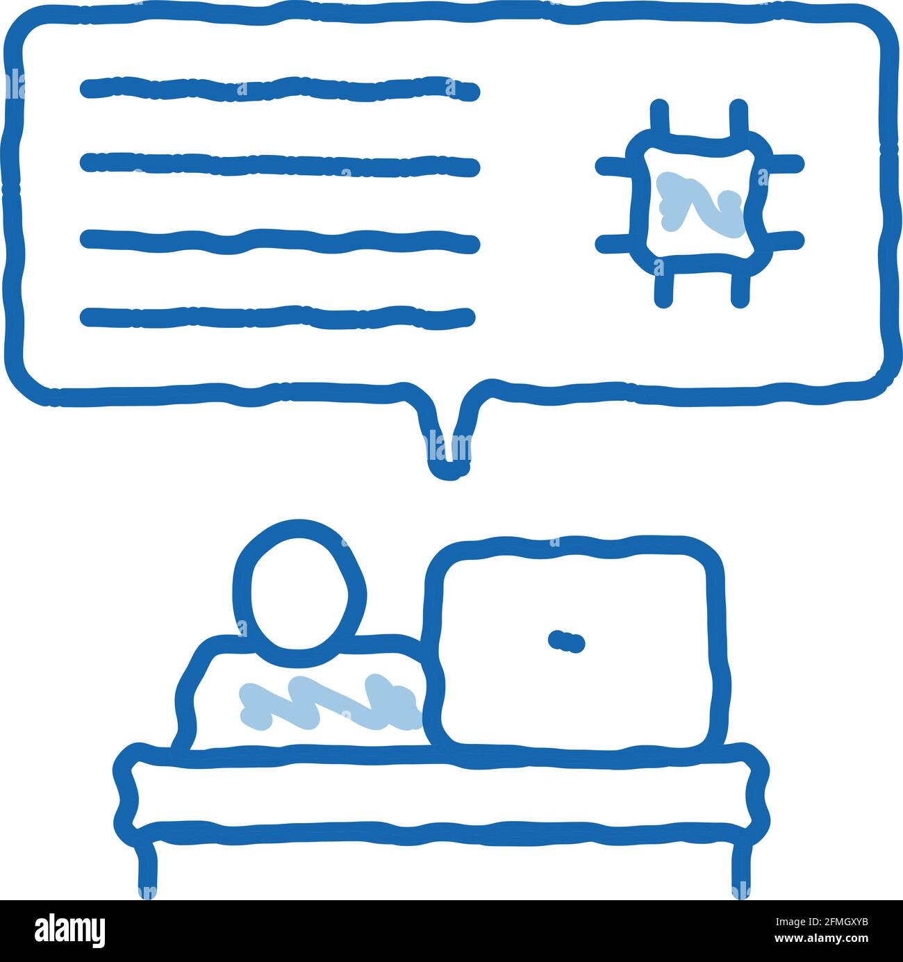 Programming Code doodle icon hand drawn illustration Stock Vector Image ...