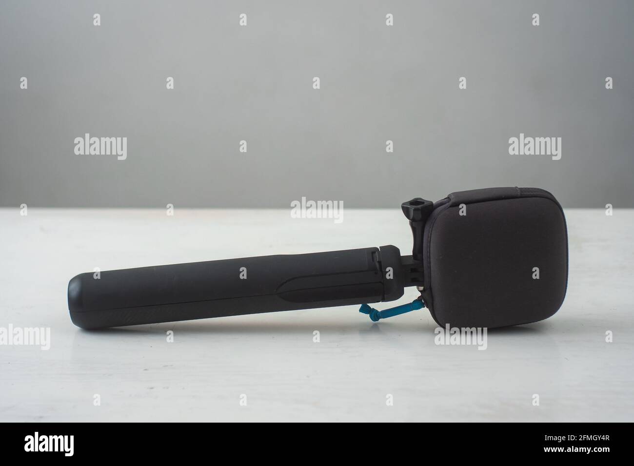 360 Camera Closed with Stick on a White Table Stock Photo - Alamy