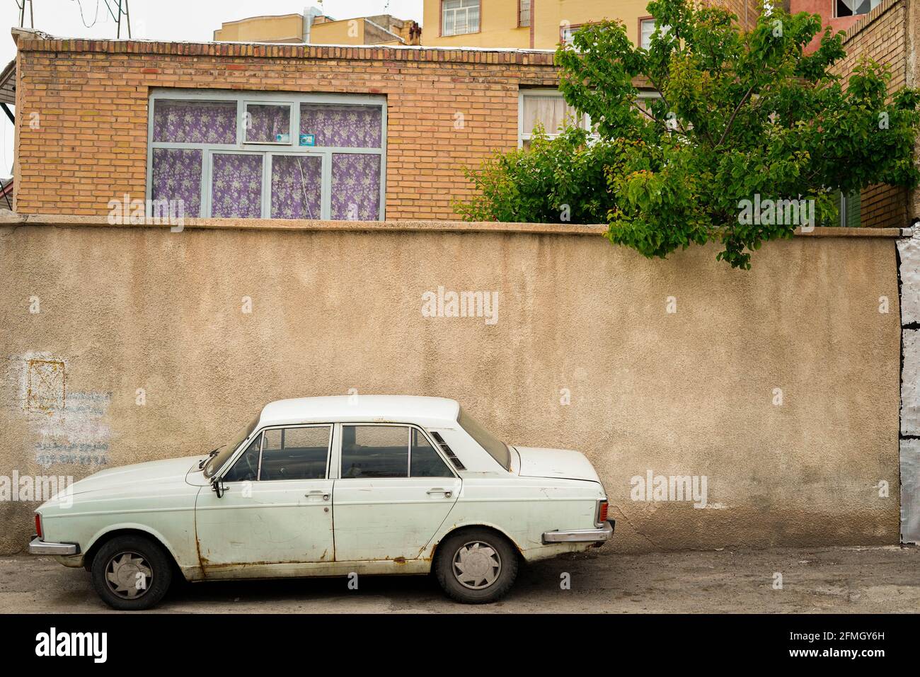 Old houses in Tabriz. Tabriz is an ancient and proud city in the ...