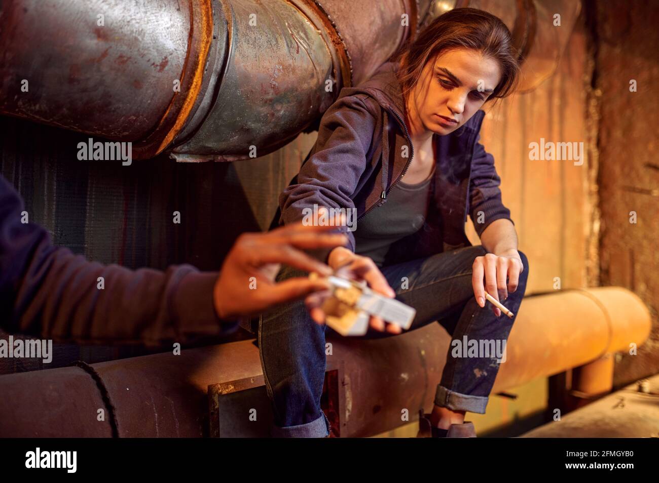 Drug withdrawal addict pain hi-res stock photography and images - Alamy