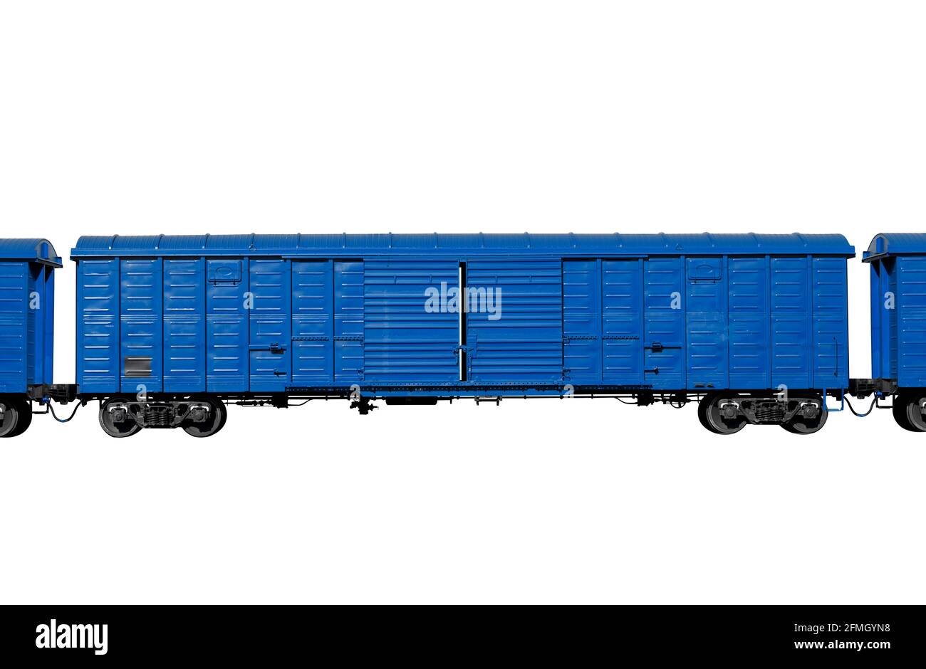 blue rail car insulated on white background. High quality photo Stock ...