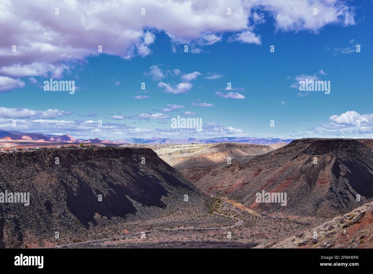 Shinob Kibe hiking trail views, mesa overlooking Washington City by St ...