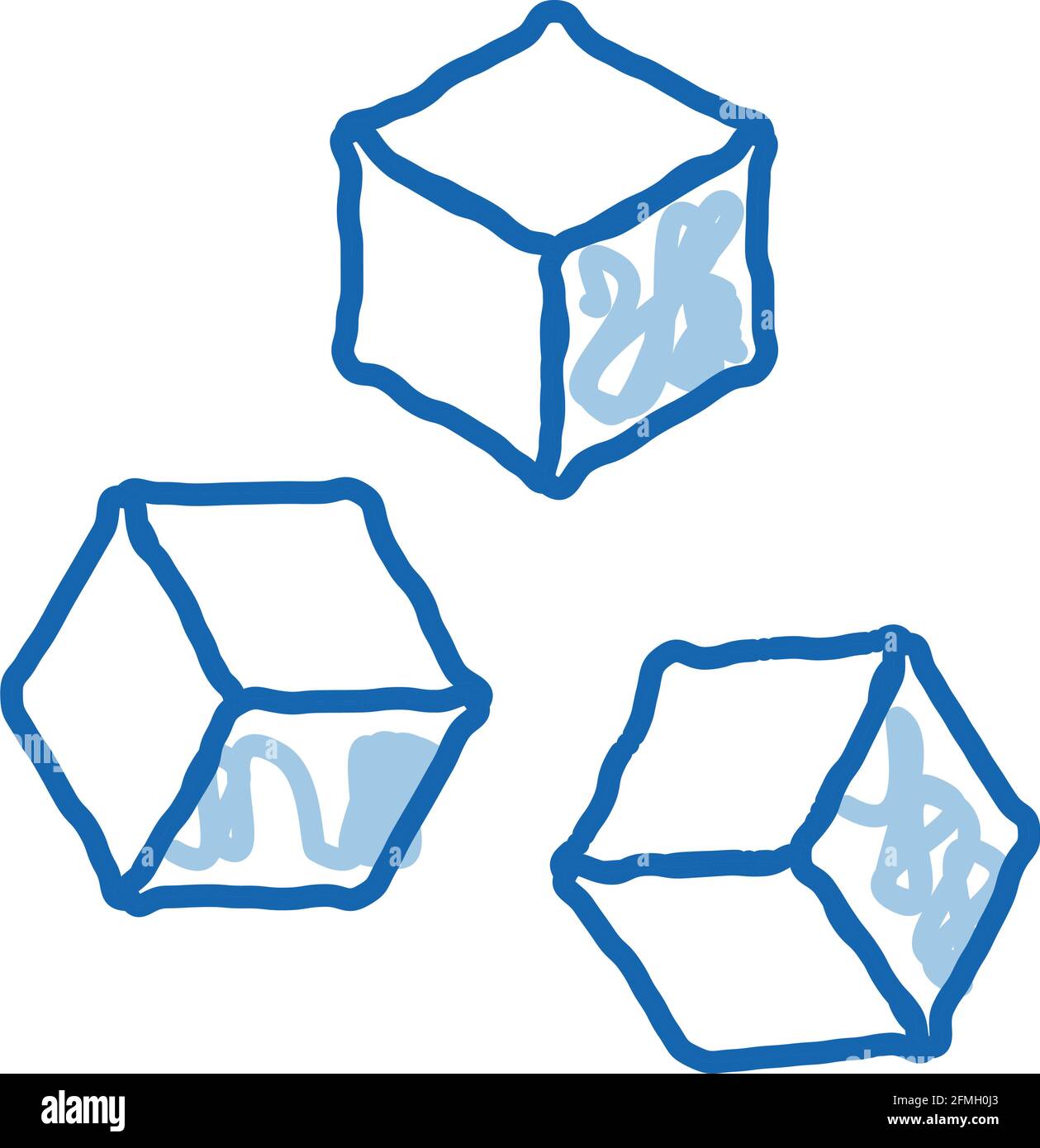 Refined Sugar doodle icon hand drawn illustration Stock Vector Image ...