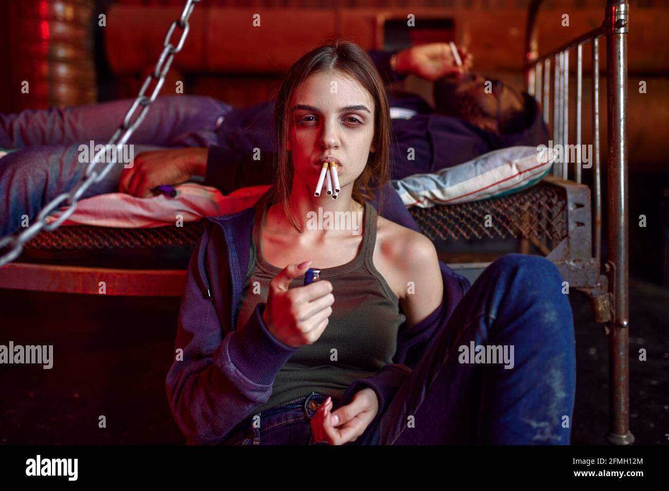 Drug addicts hi-res stock photography and images - Alamy