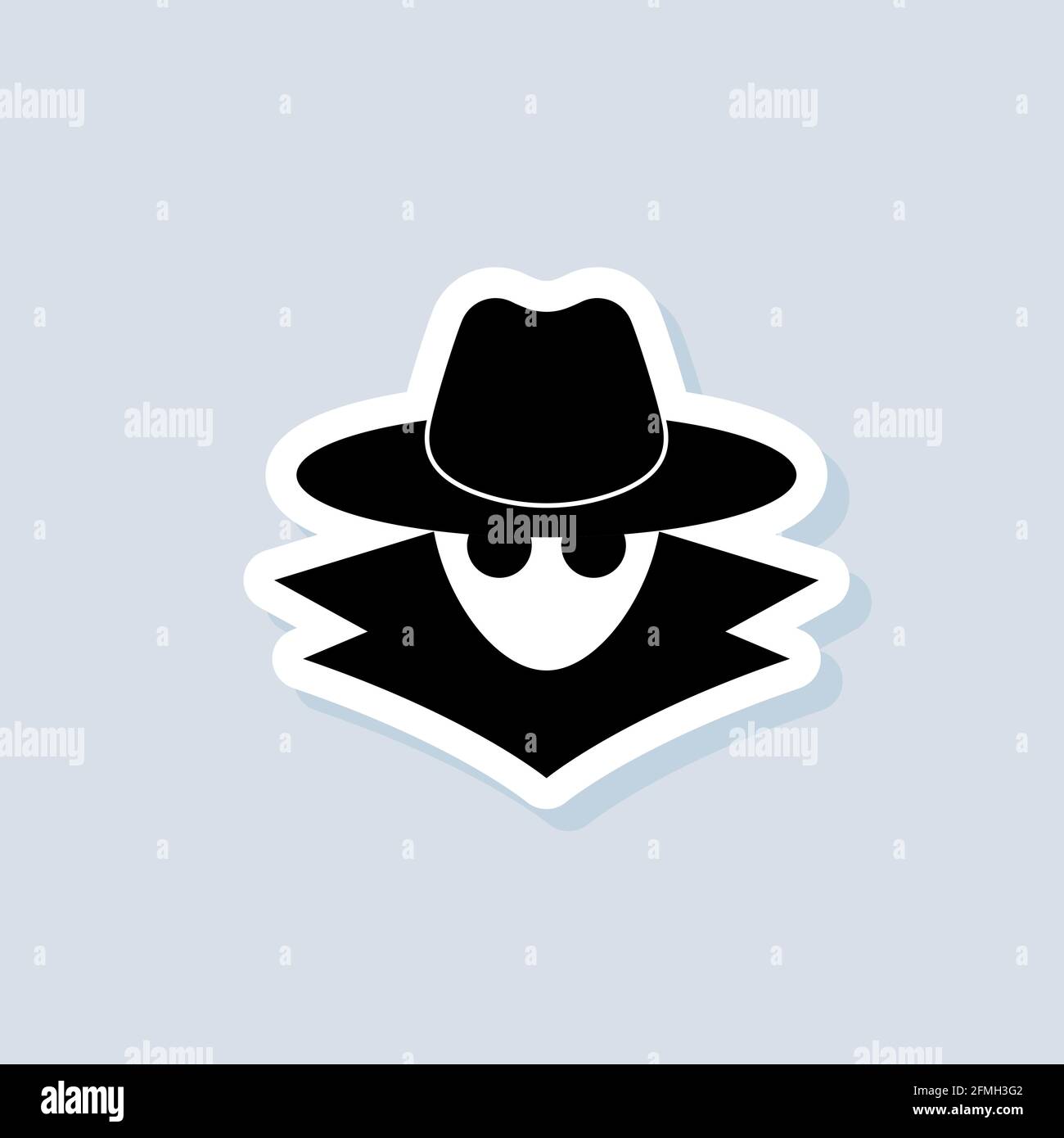 Incognito sticker. Incognito logo. Browse in private. Vector on ...