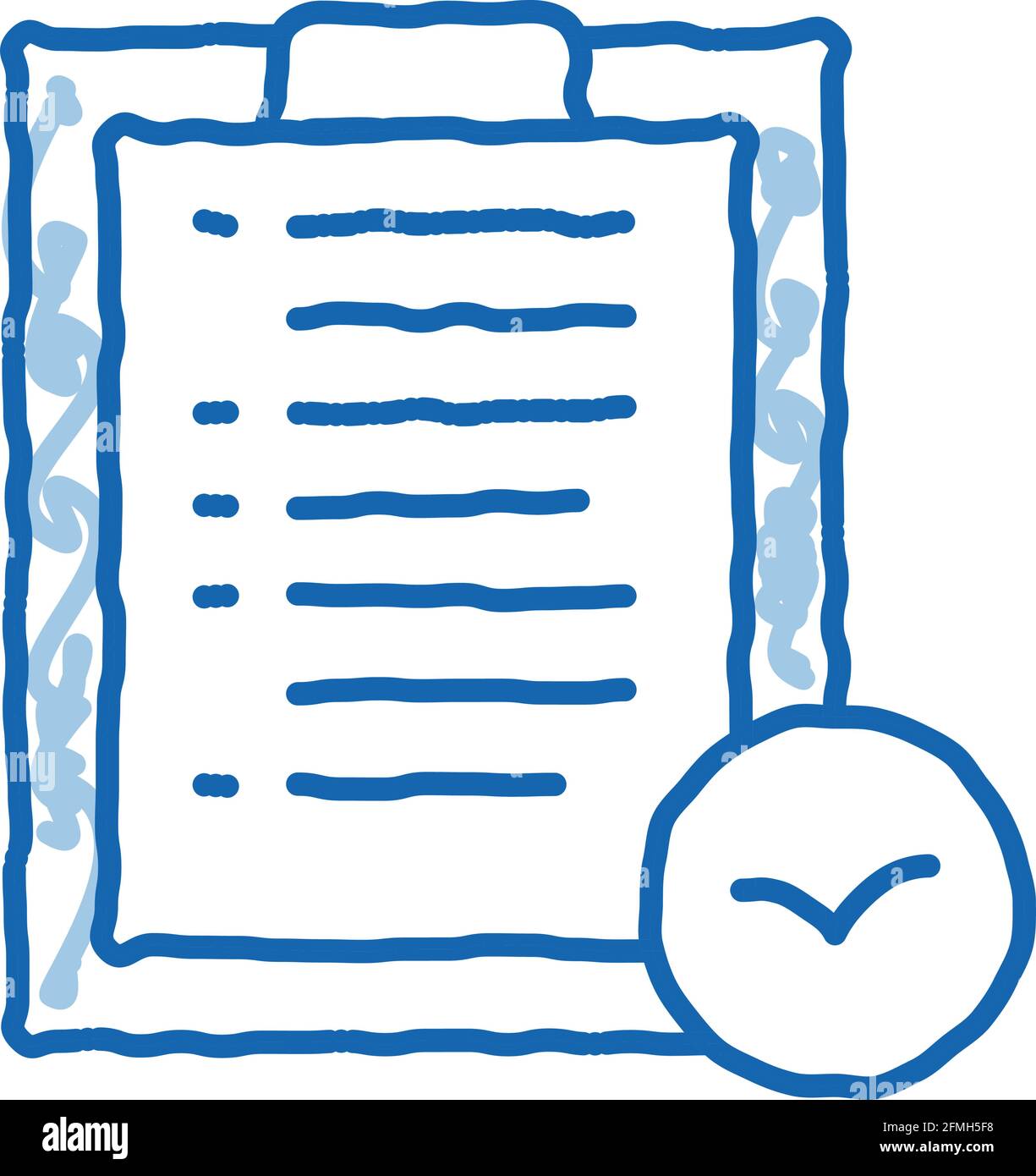 Bird Check List For Watching doodle icon hand drawn illustration Stock ...