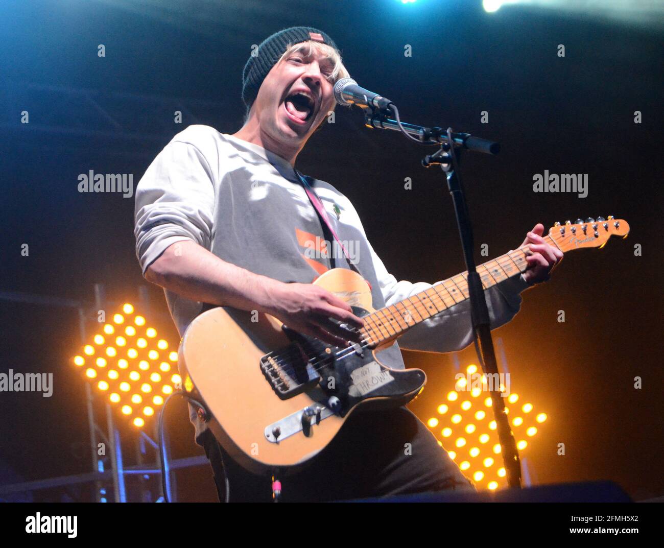 May 8, 2021 - Lead singer Josh Katz of the band Badflower performs at ...