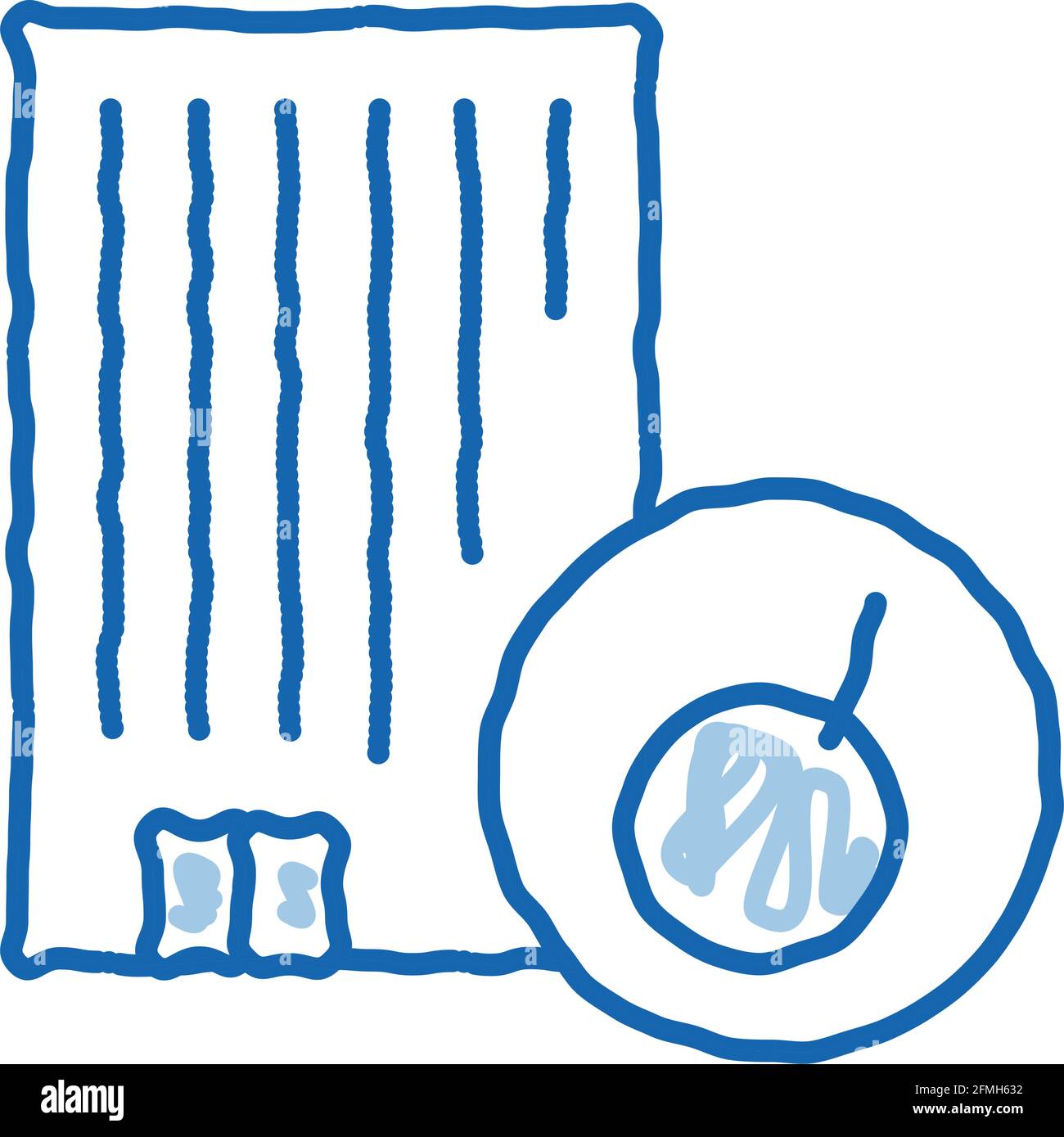 House Bomb Crash doodle icon hand drawn illustration Stock Vector Image ...