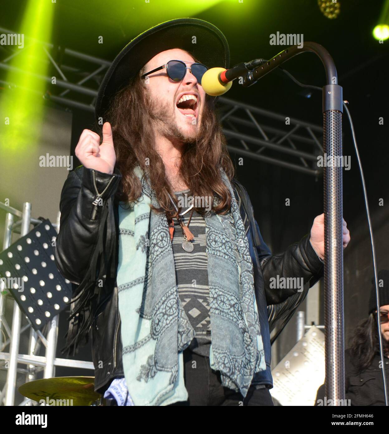 May 8, 2021 - Lead singer Landon Milbourn of the rock band Goodbye June ...