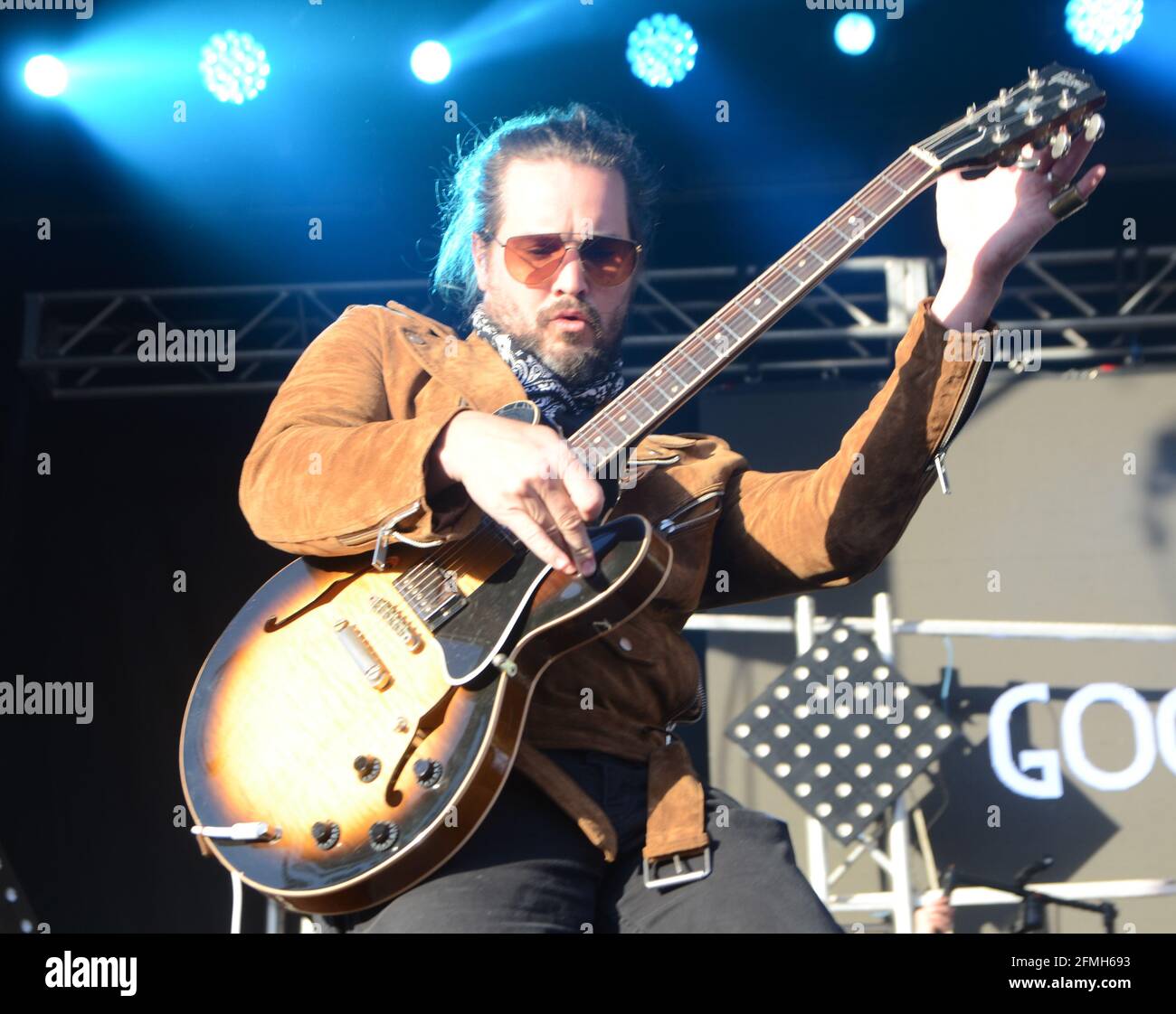May 8, 2021 - Lead guitarist Tyler Baker of the rock band Goodbye June ...