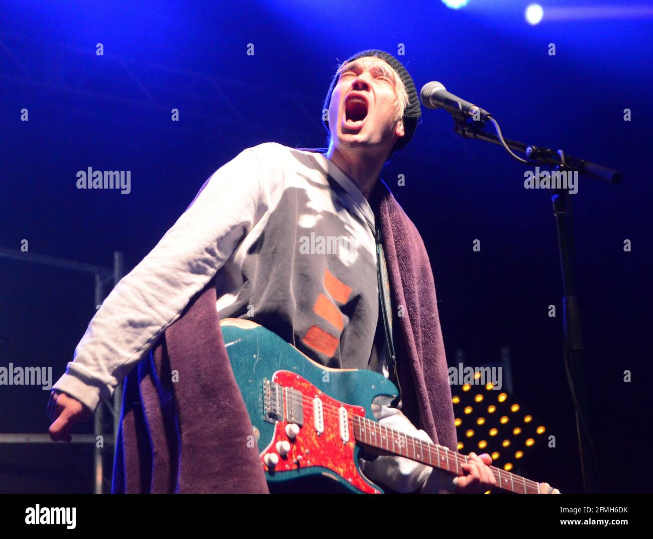 May 8, 2021 - Lead singer Josh Katz of the band Badflower performs at ...