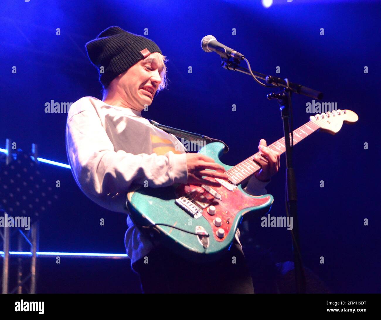 May 8, 2021 - Lead singer Josh Katz of the band Badflower performs at ...