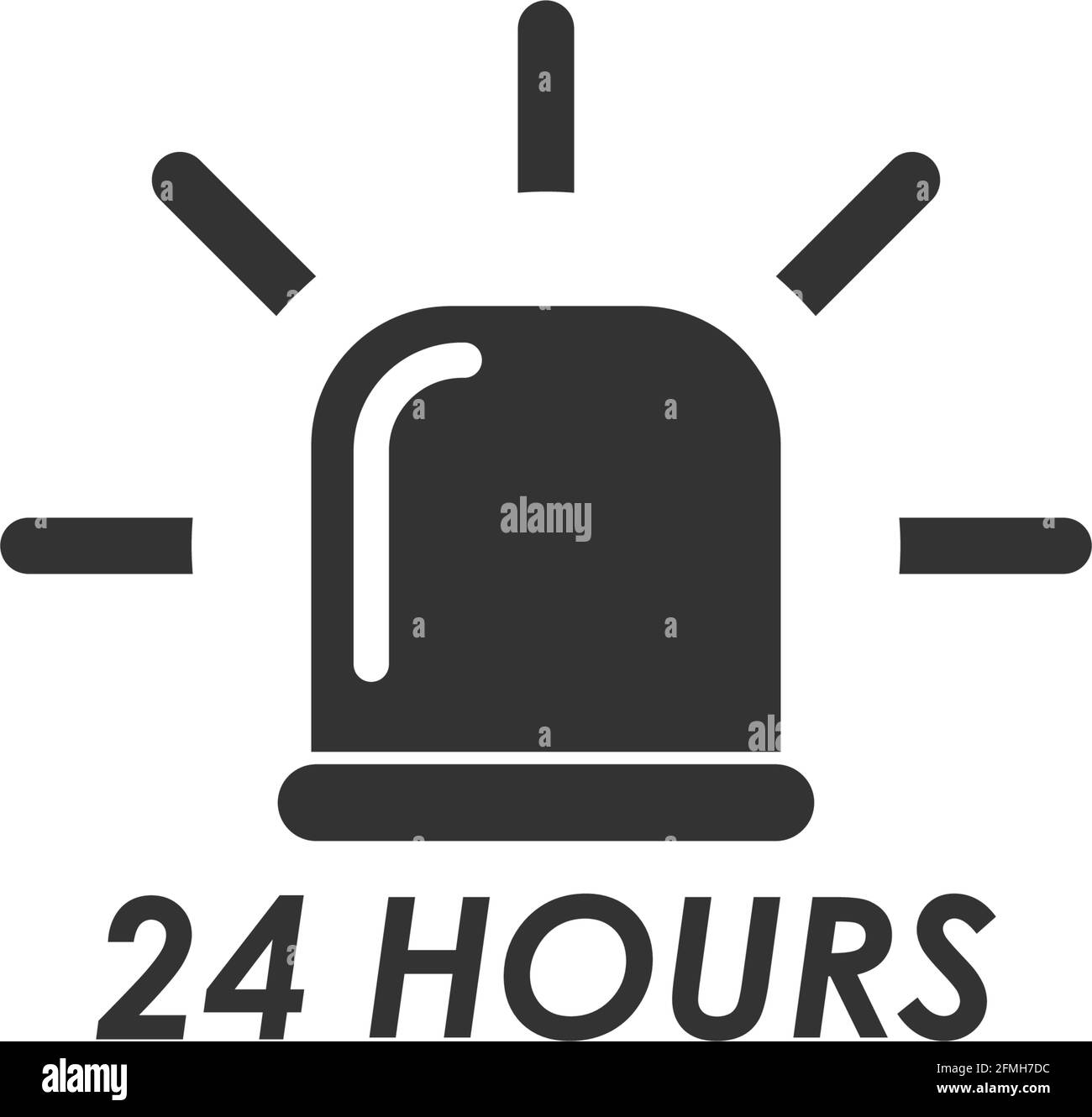 24 Hour icon logo vector illustration design template Stock Vector ...