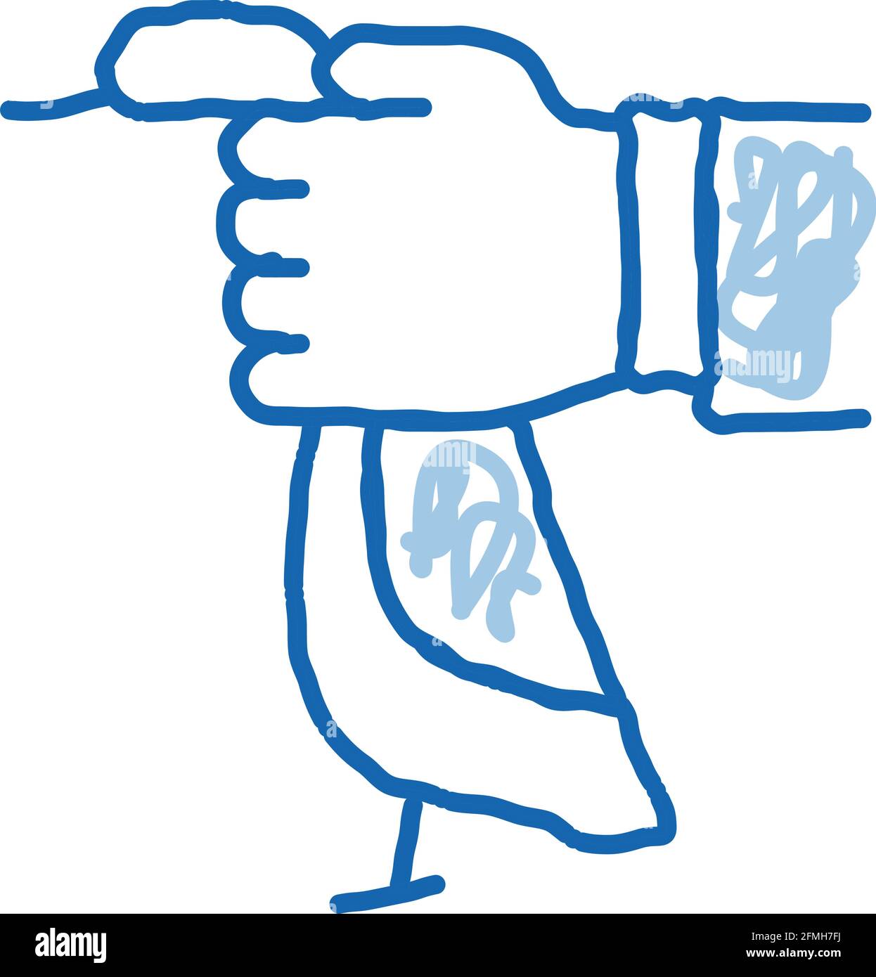 Hand drawn duck logo Cut Out Stock Images & Pictures - Alamy