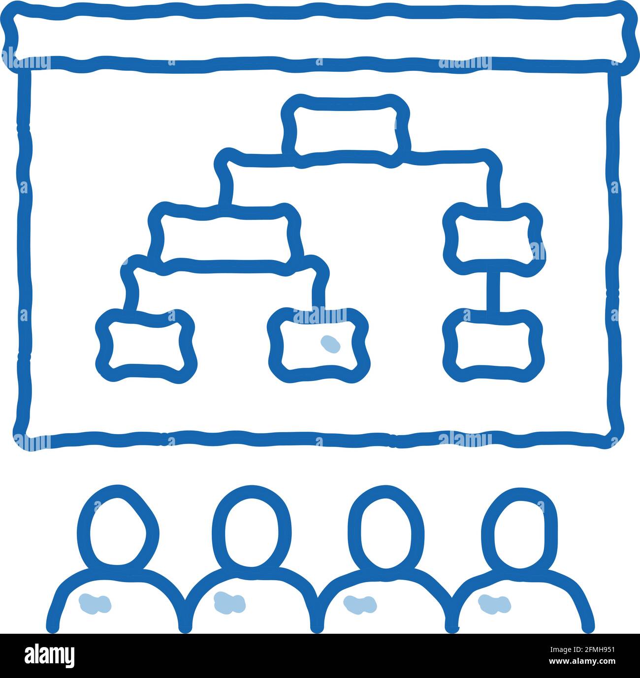 Strategic Plan doodle icon hand drawn illustration Stock Vector Image ...