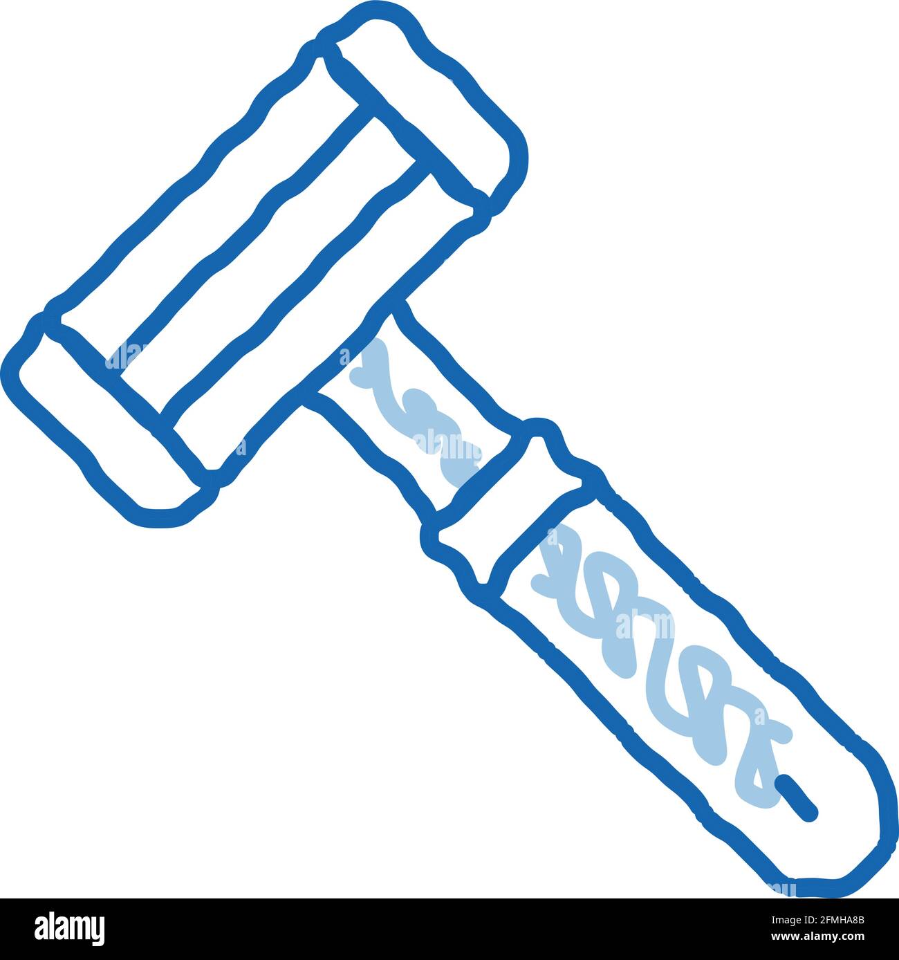 Shaving Razor doodle icon hand drawn illustration Stock Vector Image ...