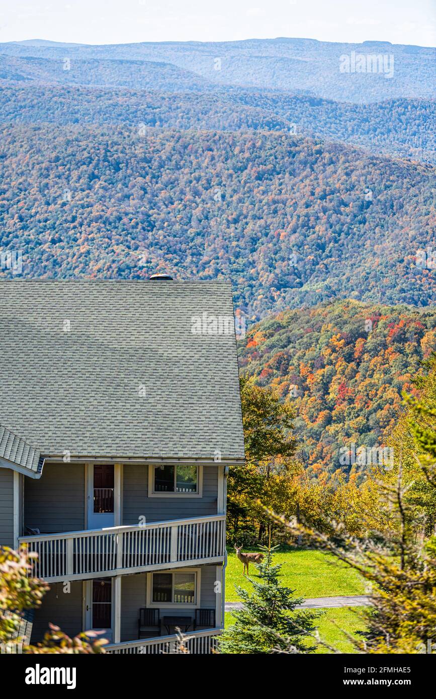 Appalachian mountains winter aerial hi-res stock photography and images ...