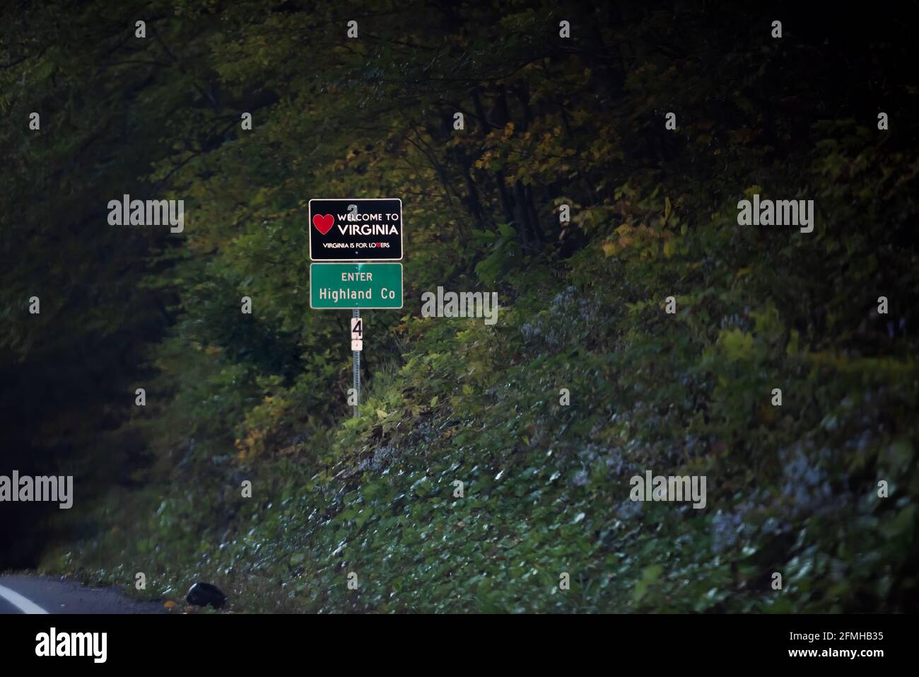 Welcome to virginia sign hi-res stock photography and images - Alamy